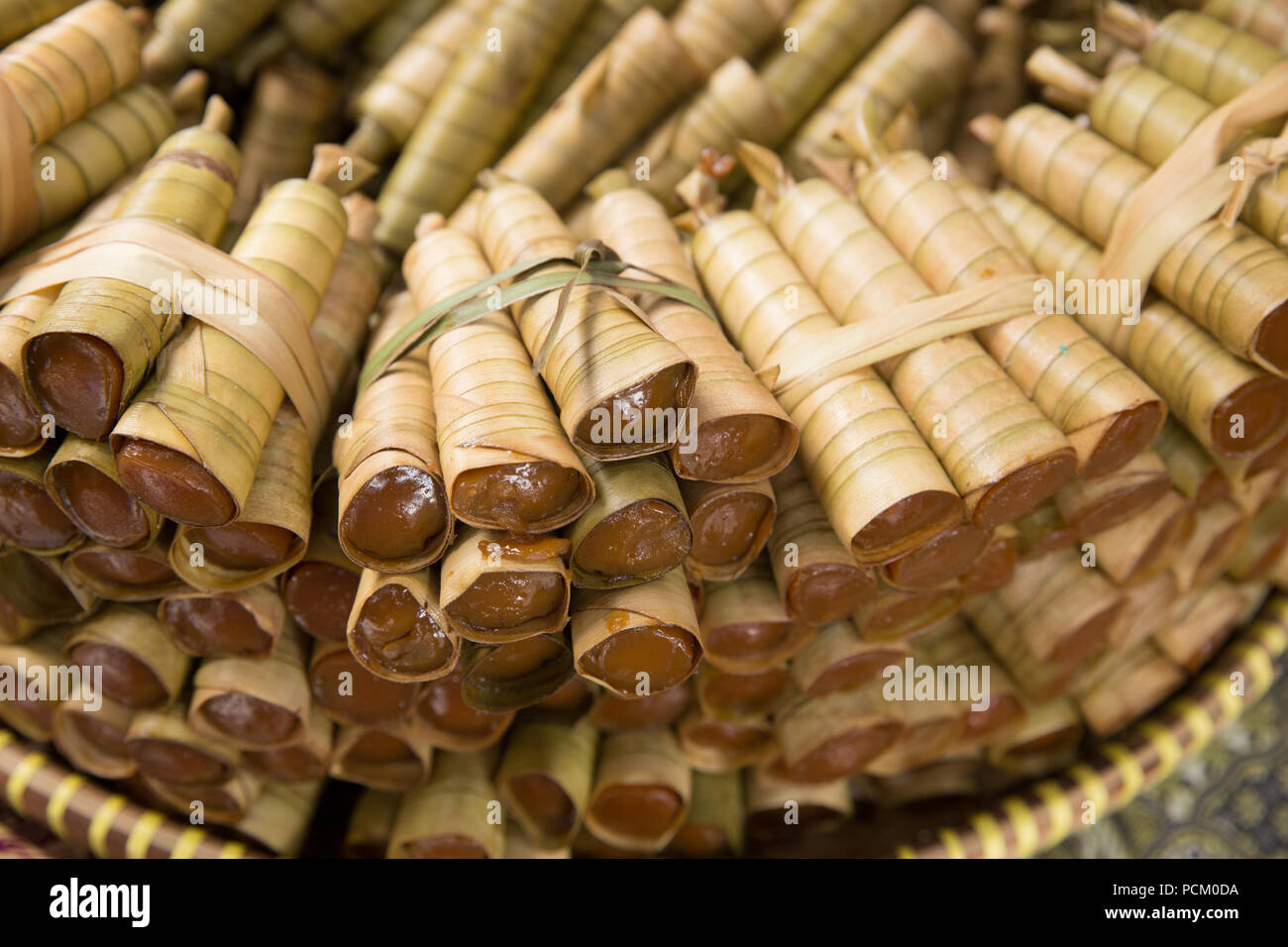 jenang or dodol. traditional indonesian snack street food Stock Photo ...