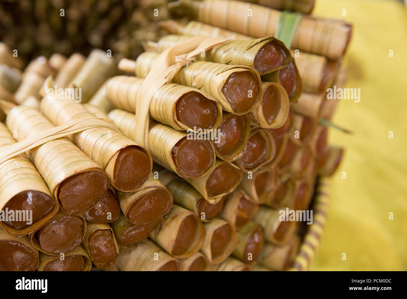 jenang or dodol. traditional indonesian snack street food Stock Photo ...