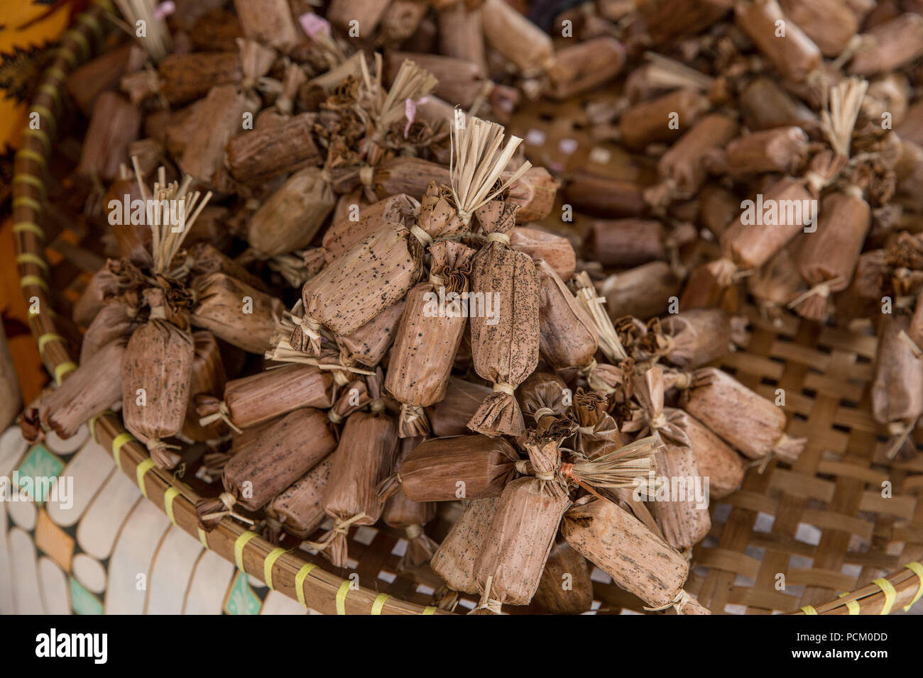 jenang or dodol. traditional indonesian snack street food Stock Photo ...