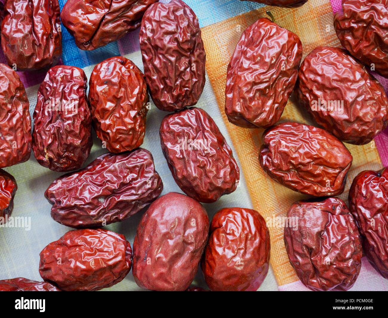 Korean food Dried jujube Stock Photo - Alamy