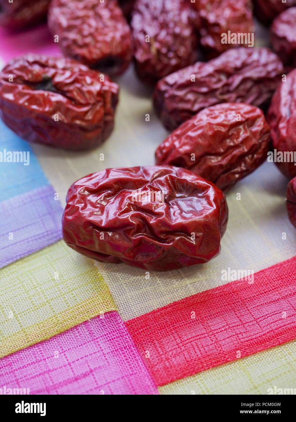 Korean food Dried jujube Stock Photo - Alamy