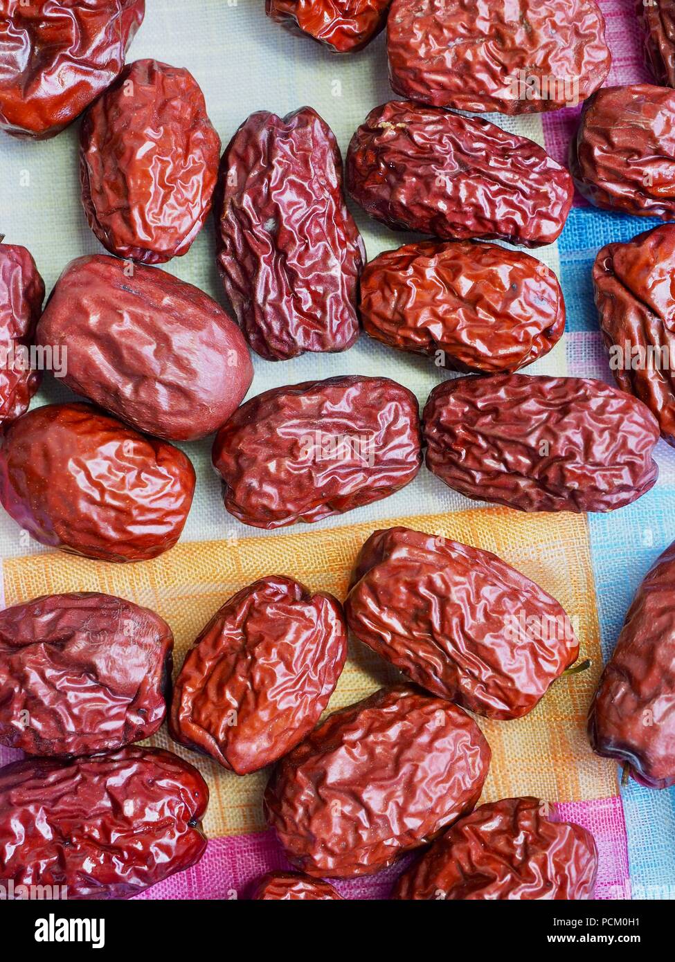 Korean food Dried jujube Stock Photo - Alamy