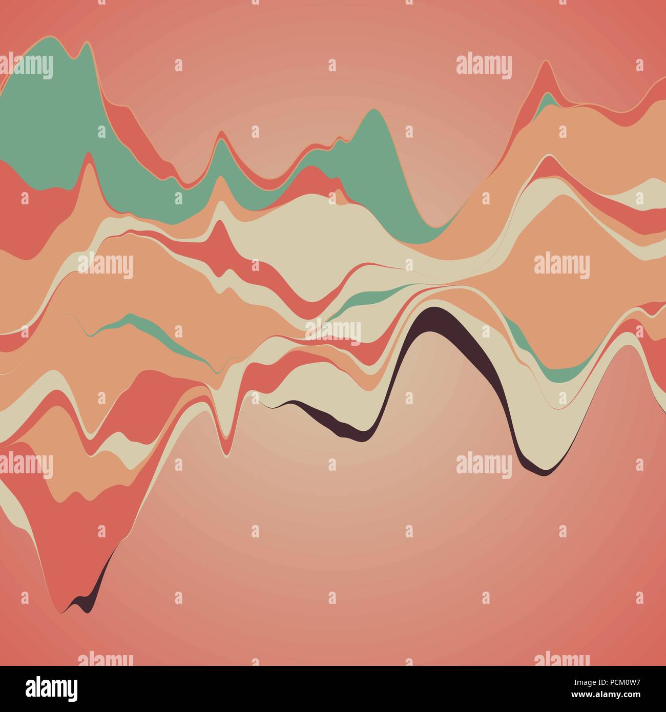 Big data visualization. Streamgraph. Futuristic infographic. Inf Stock ...
