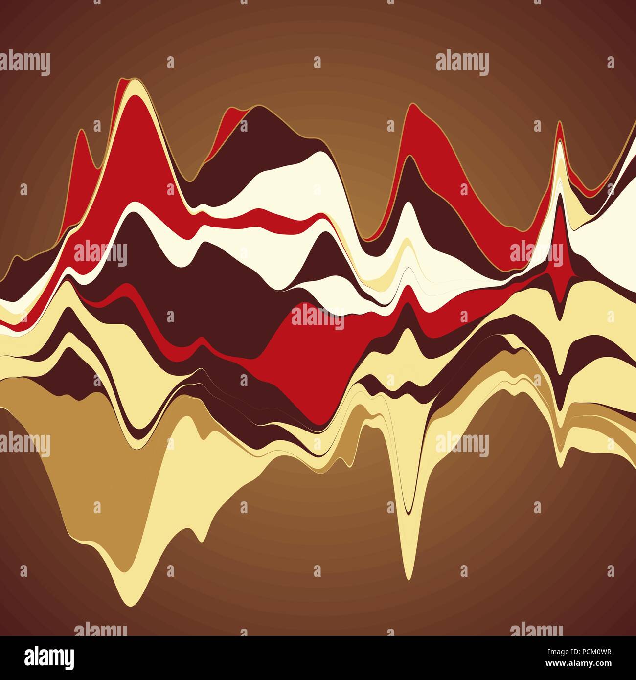 Big data visualization. Streamgraph. Futuristic infographic. Inf Stock ...