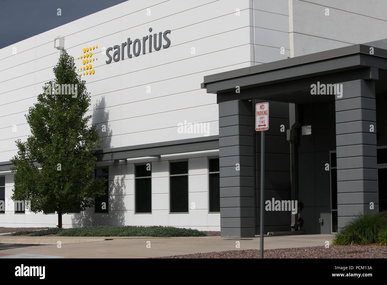 A logo sign outside of a facility occupied by The Sartorius group in ...