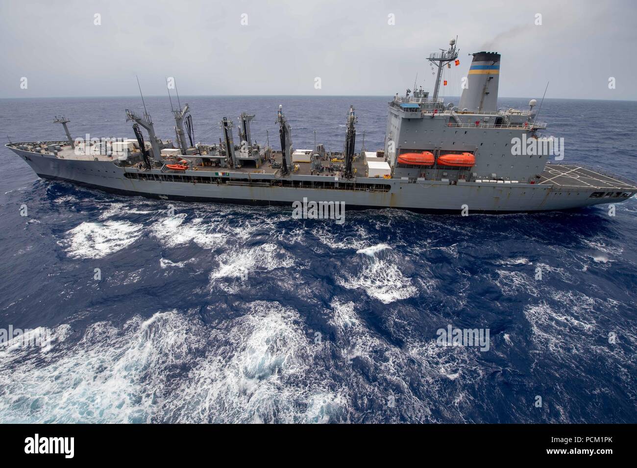 Msc fleet replenishment oiler usns henry j kaiser t ao 187 hi-res stock ...