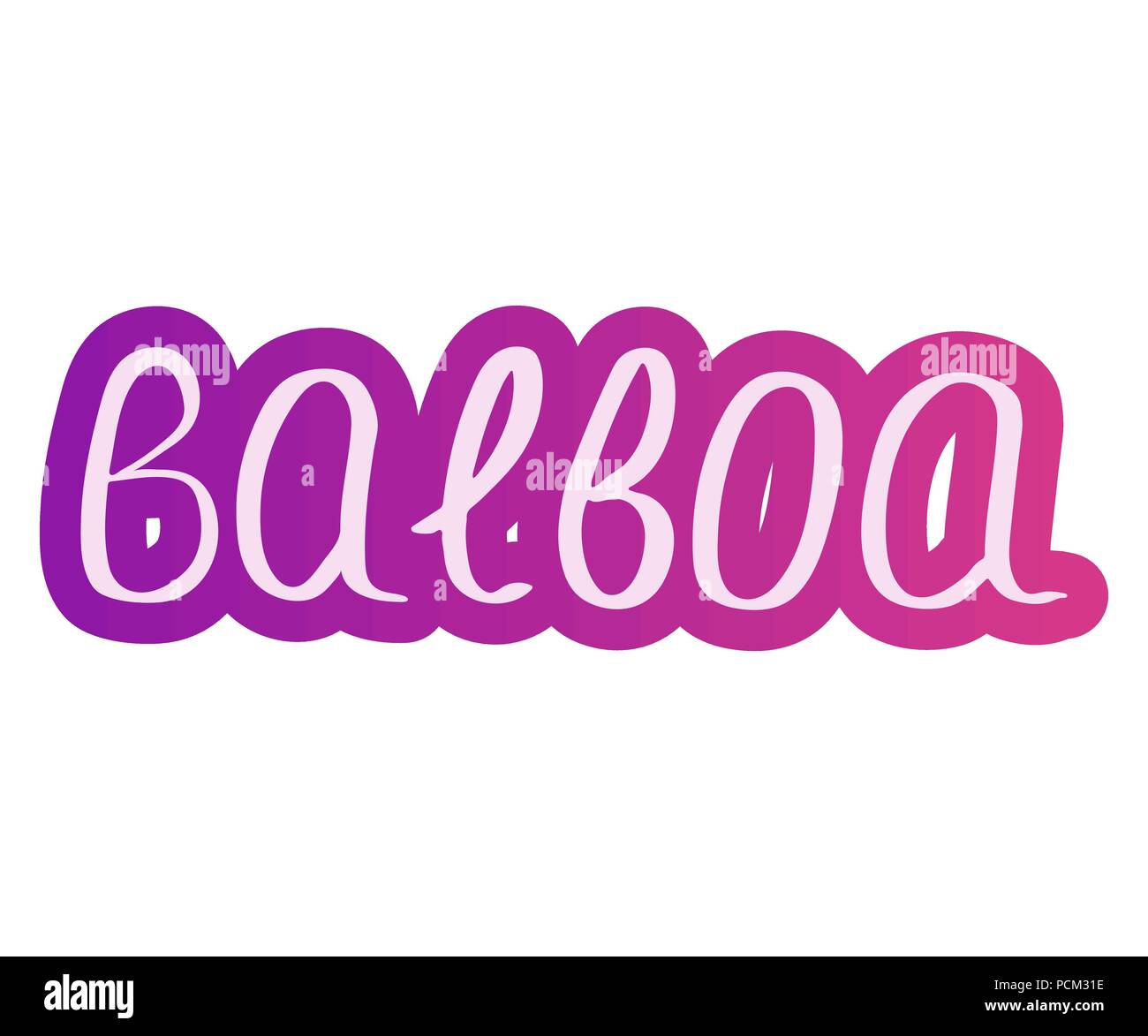 Balboa sign Stock Vector Images - Alamy