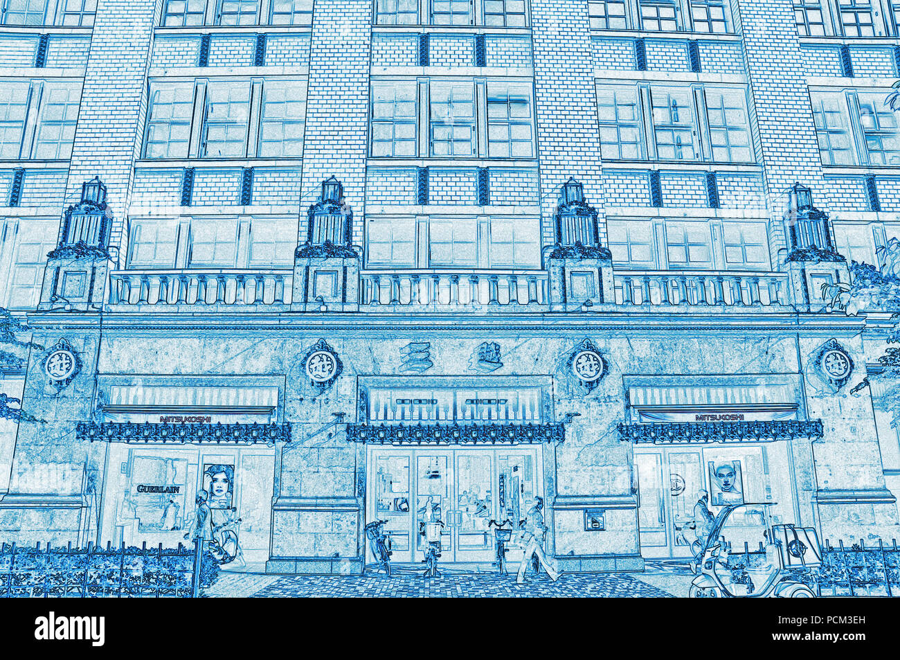 Mitsukoshi,store, Nihonbashi, Tokyo, Japan Stock Photo - Alamy