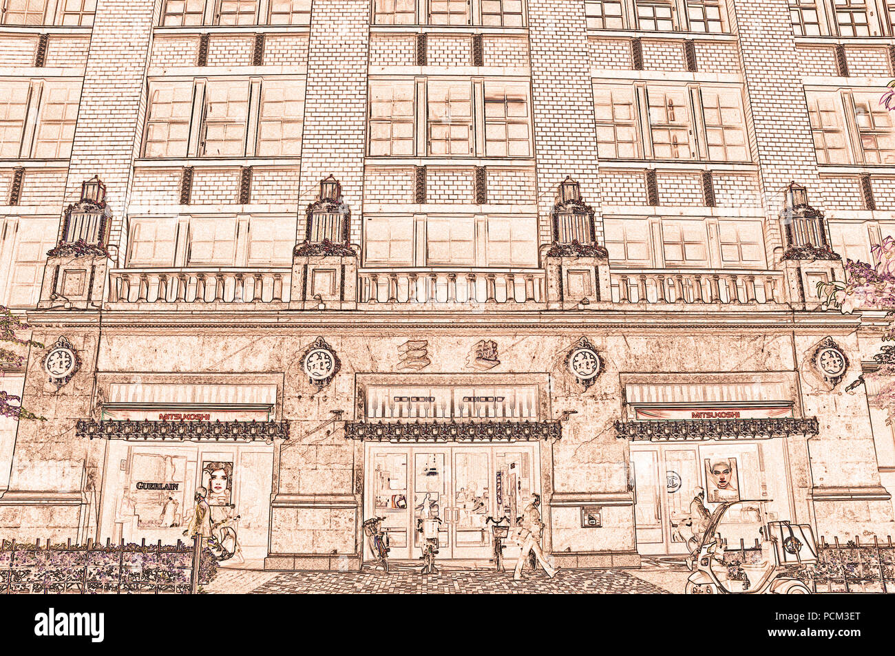 Mitsukoshi,store, Nihonbashi, Tokyo, Japan Stock Photo - Alamy