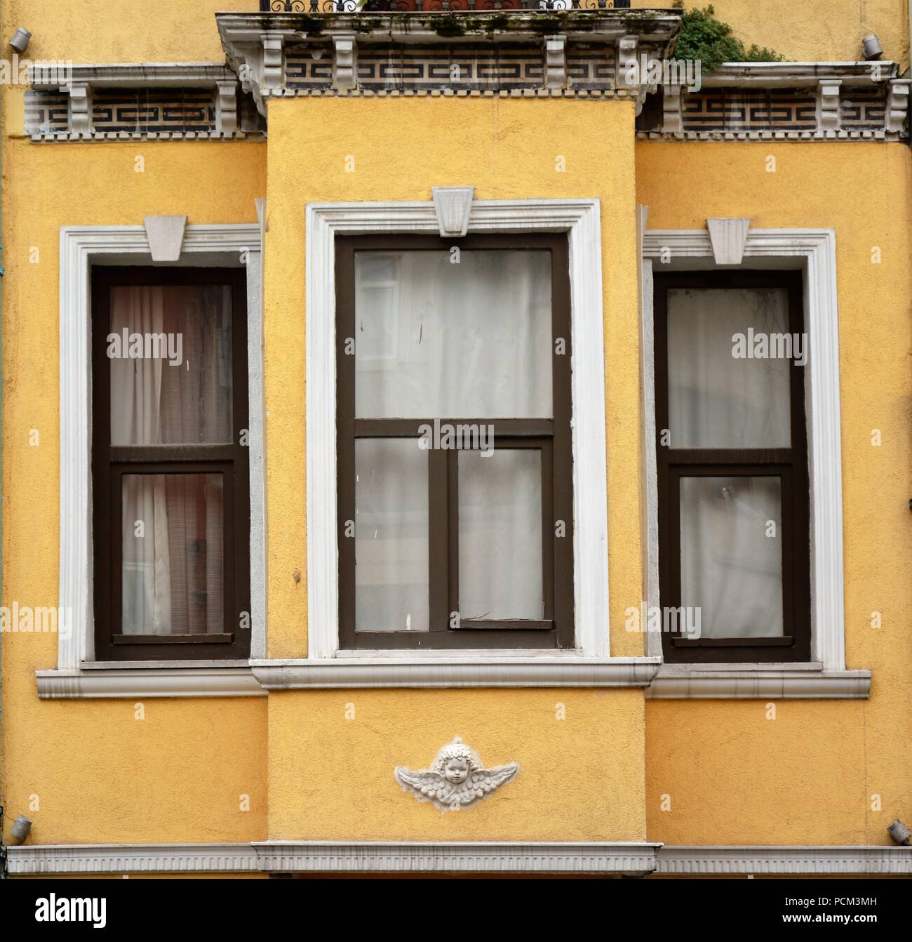 Colorful houses of Balat Stock Photo - Alamy
