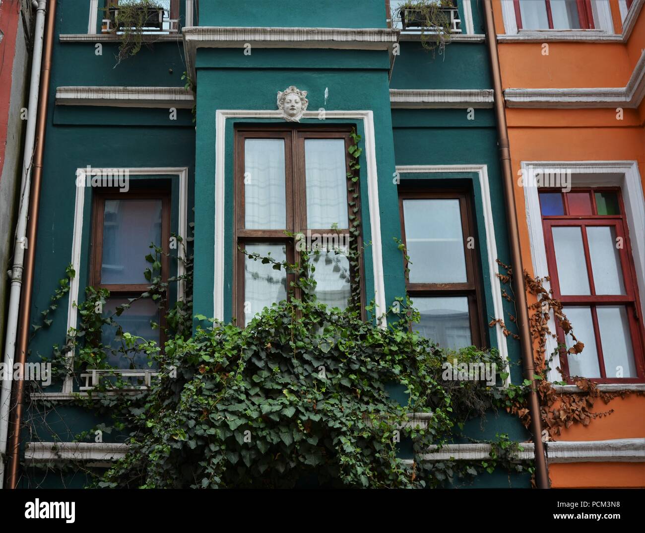Colorful houses of Balat Stock Photo - Alamy