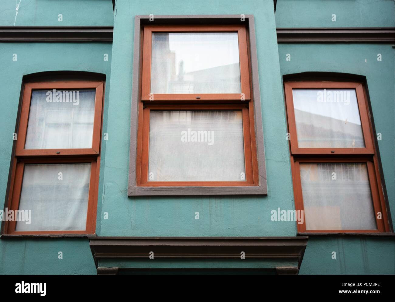 Colorful houses of Balat Stock Photo - Alamy