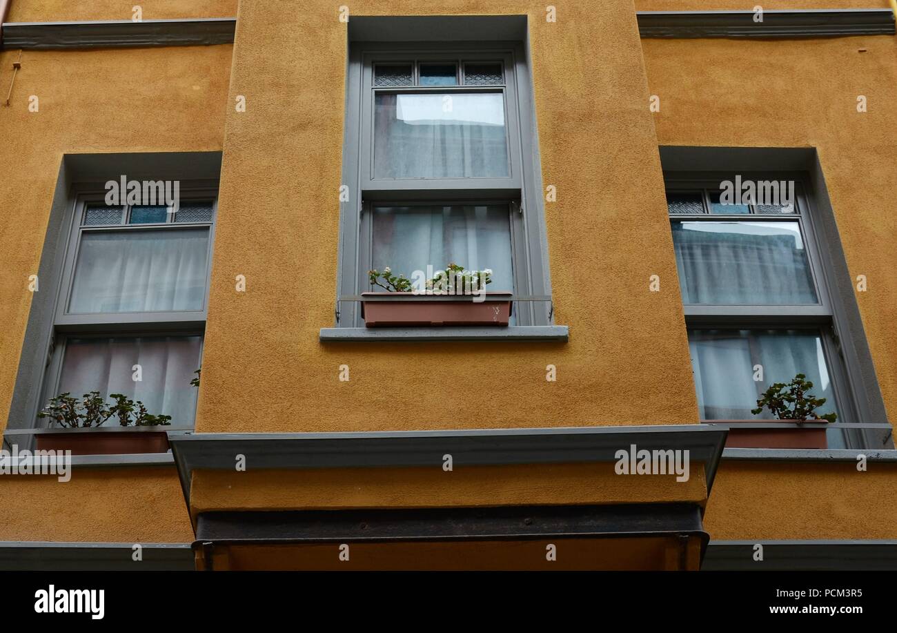 Colorful houses of Balat Stock Photo - Alamy