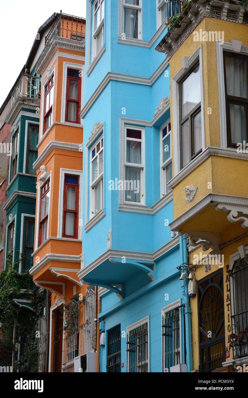 Balat and istanbul houses hi-res stock photography and images - Alamy