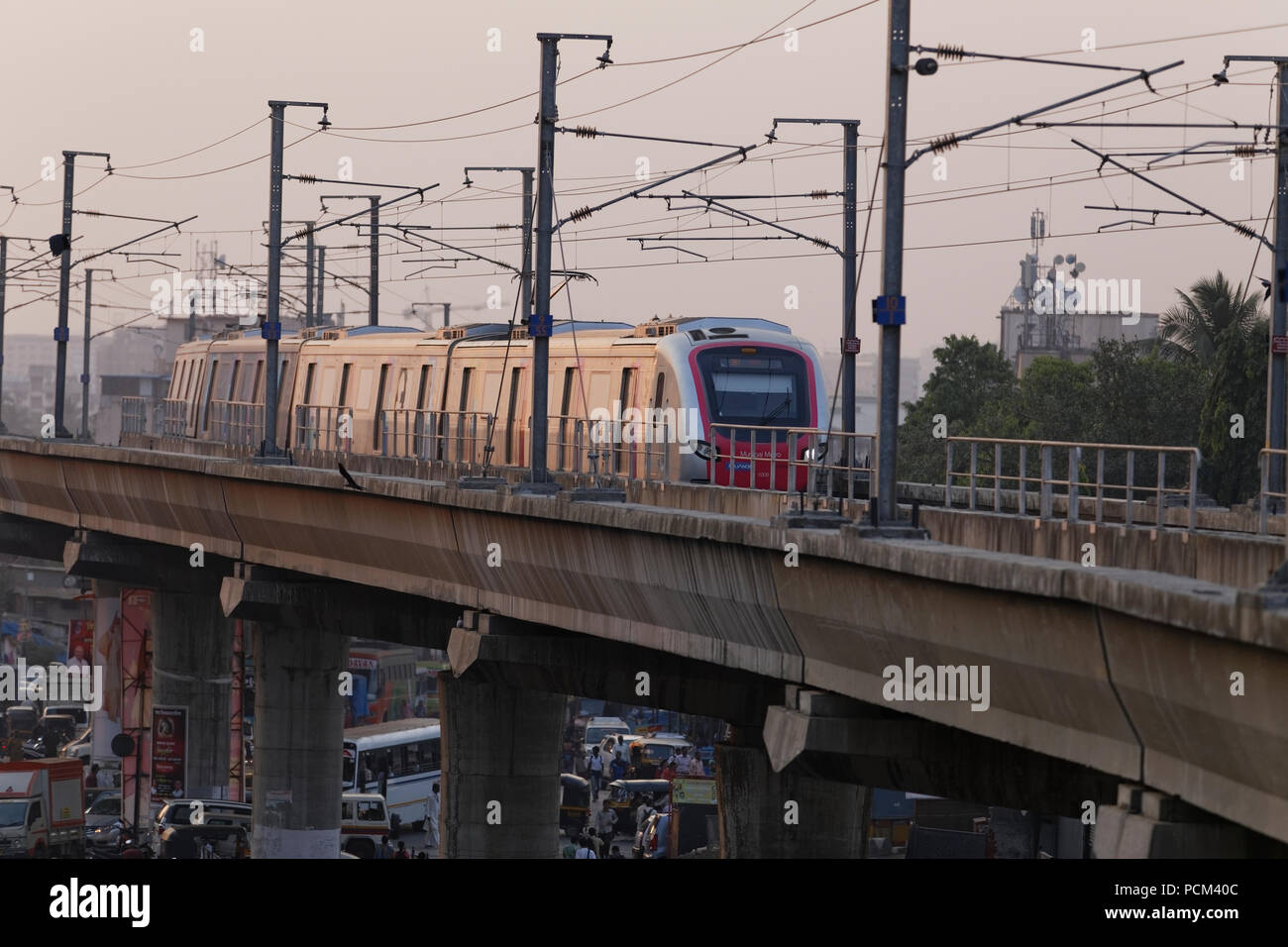 Mumbai Metro train. Comfortable, modern , fast, new & air conditioned ...
