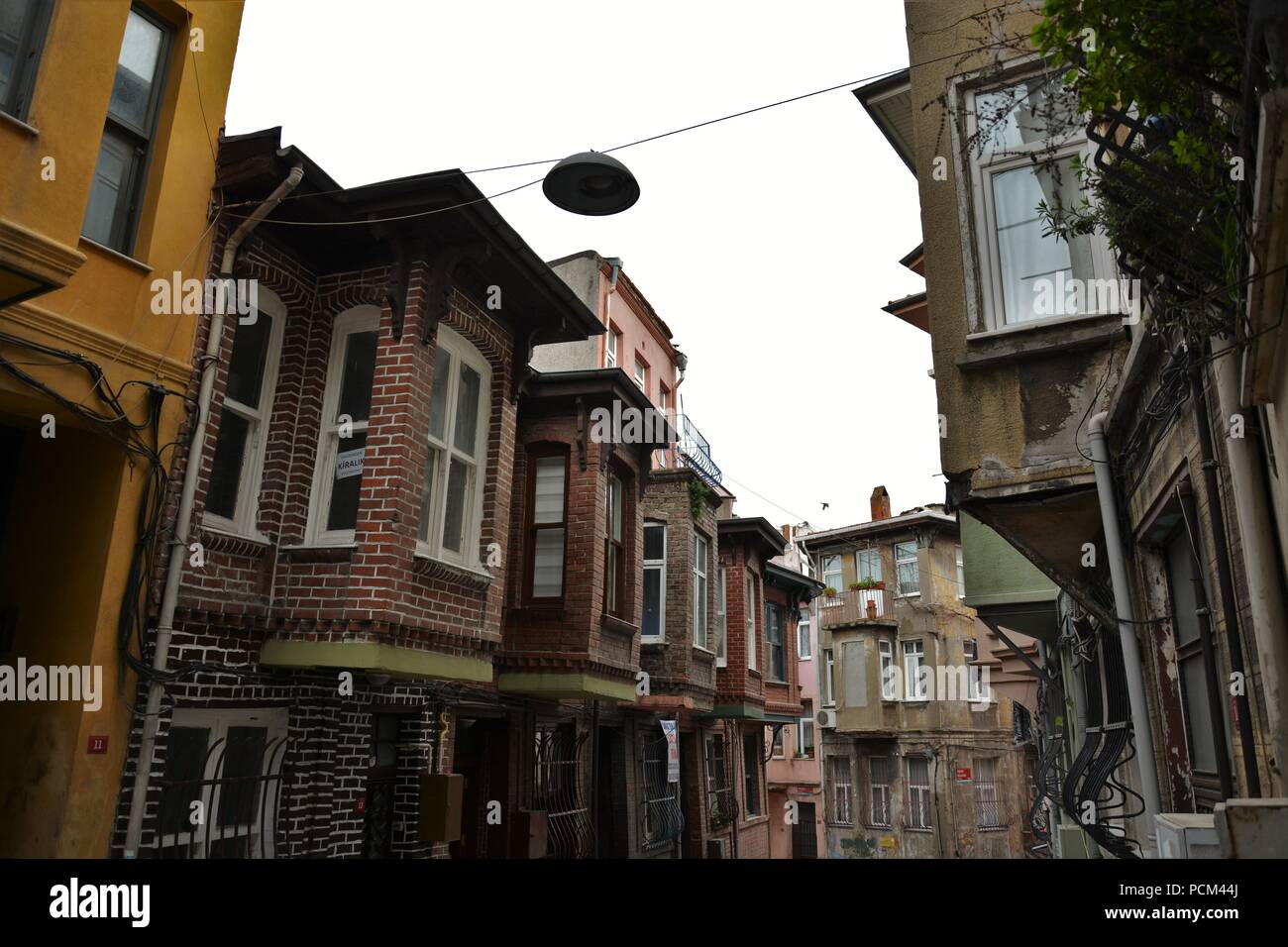 Colorful houses of Balat Stock Photo - Alamy