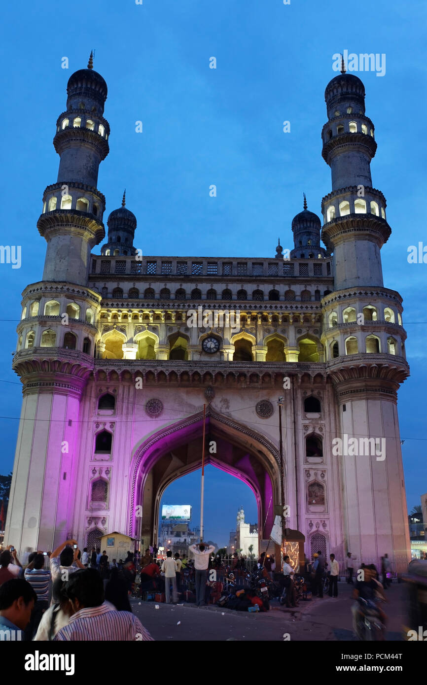 Charminar illuminated hi-res stock photography and images - Alamy