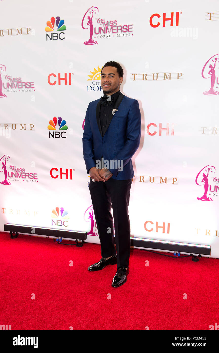 DORAL, FL - JANUARY 25: DeSean Jackson attends The 63rd Annual Miss ...