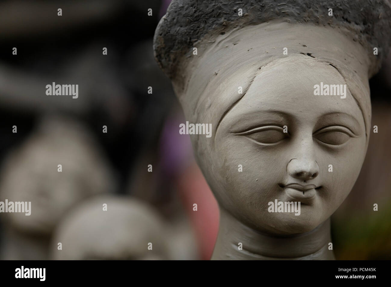 Durga Sculpture Mud Idol Durga High Resolution Stock Photography and ...