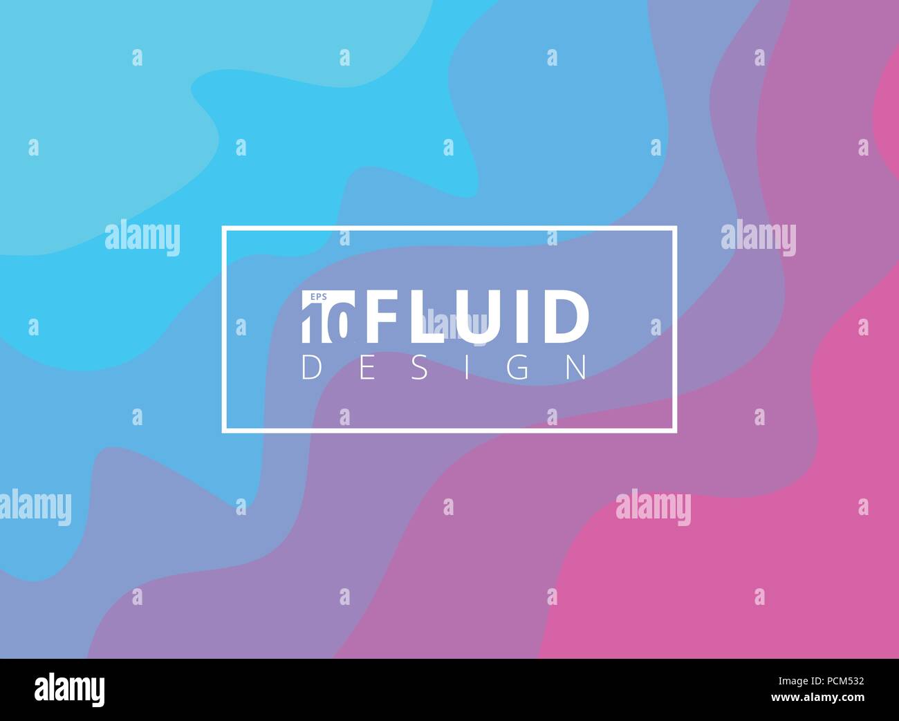 Abstract blue and pink fluid design background. Liquid colorful pattern ...