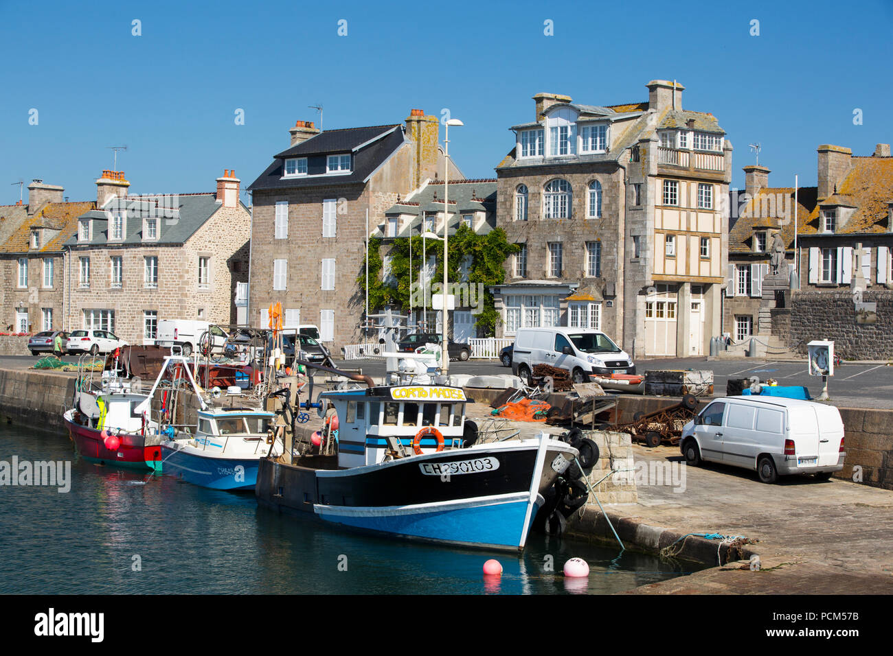 Barfleur harbour normandy hi-res stock photography and images - Alamy