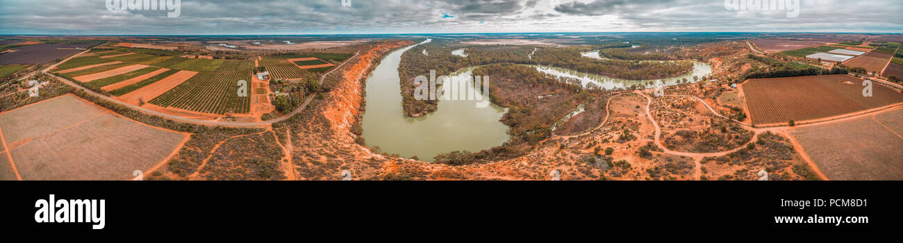 Australia landscape river fields hi-res stock photography and images ...