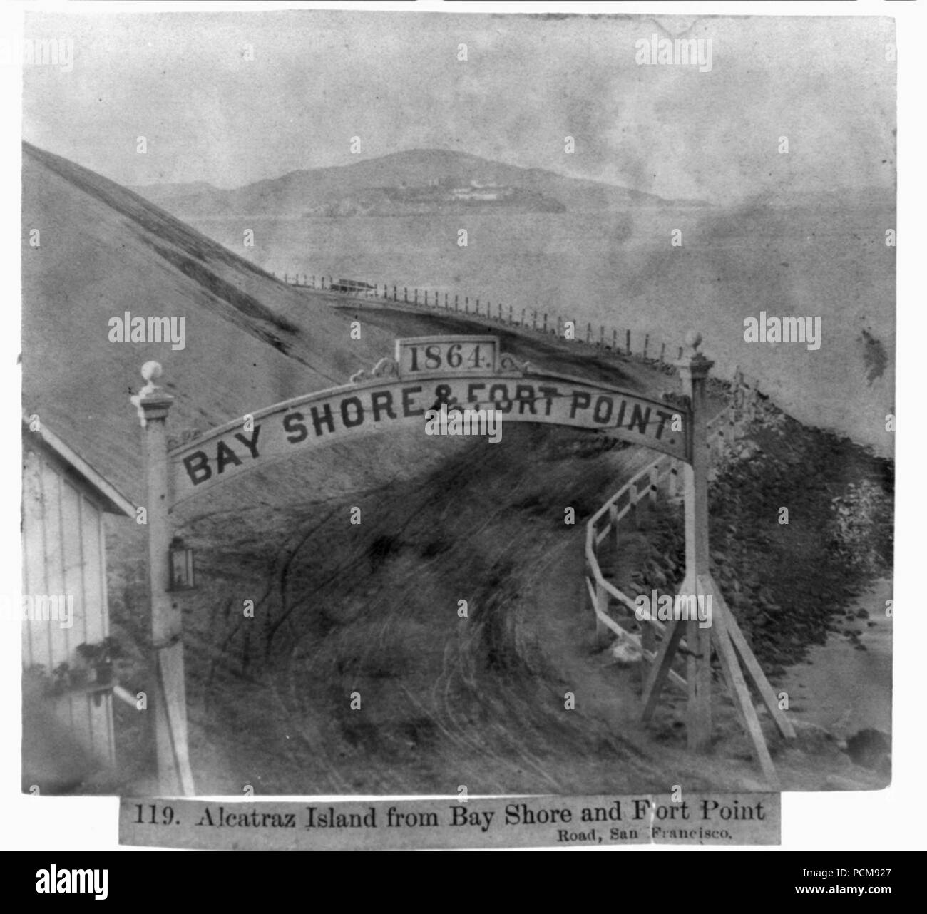 Alcatraz island from fort point hi-res stock photography and images - Alamy