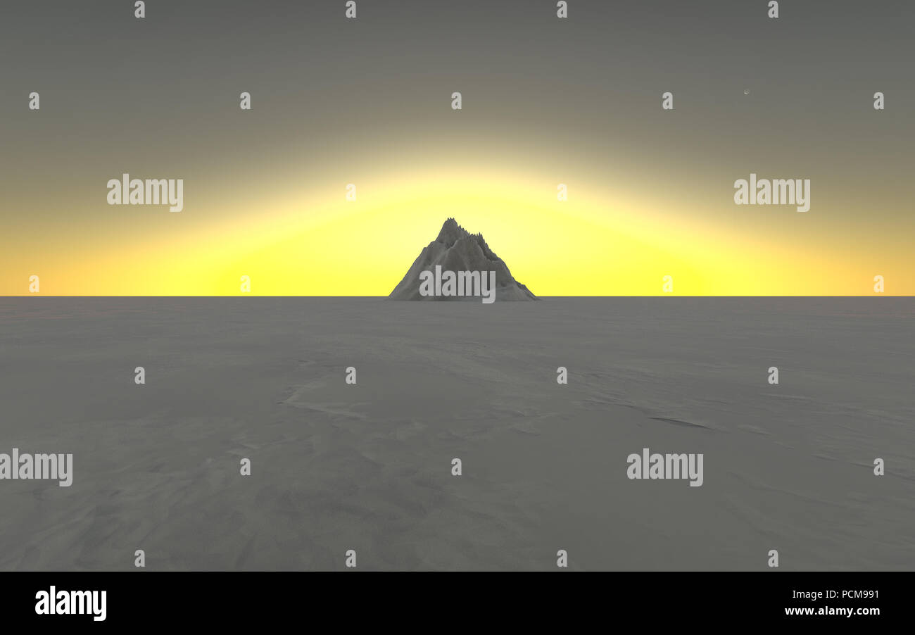 Low poly landscape night mountain hi-res stock photography and images ...