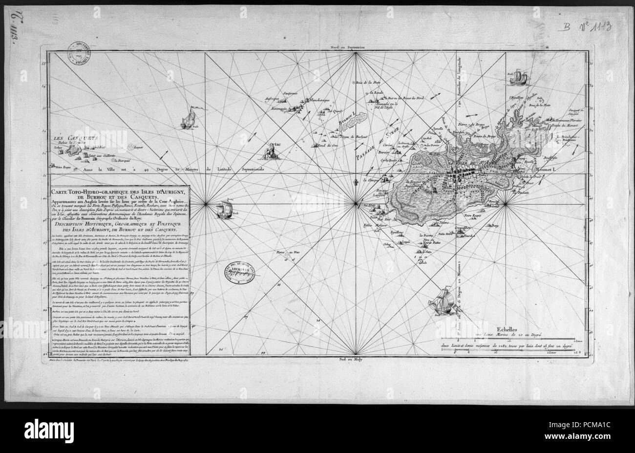 Alderney map hi-res stock photography and images - Alamy