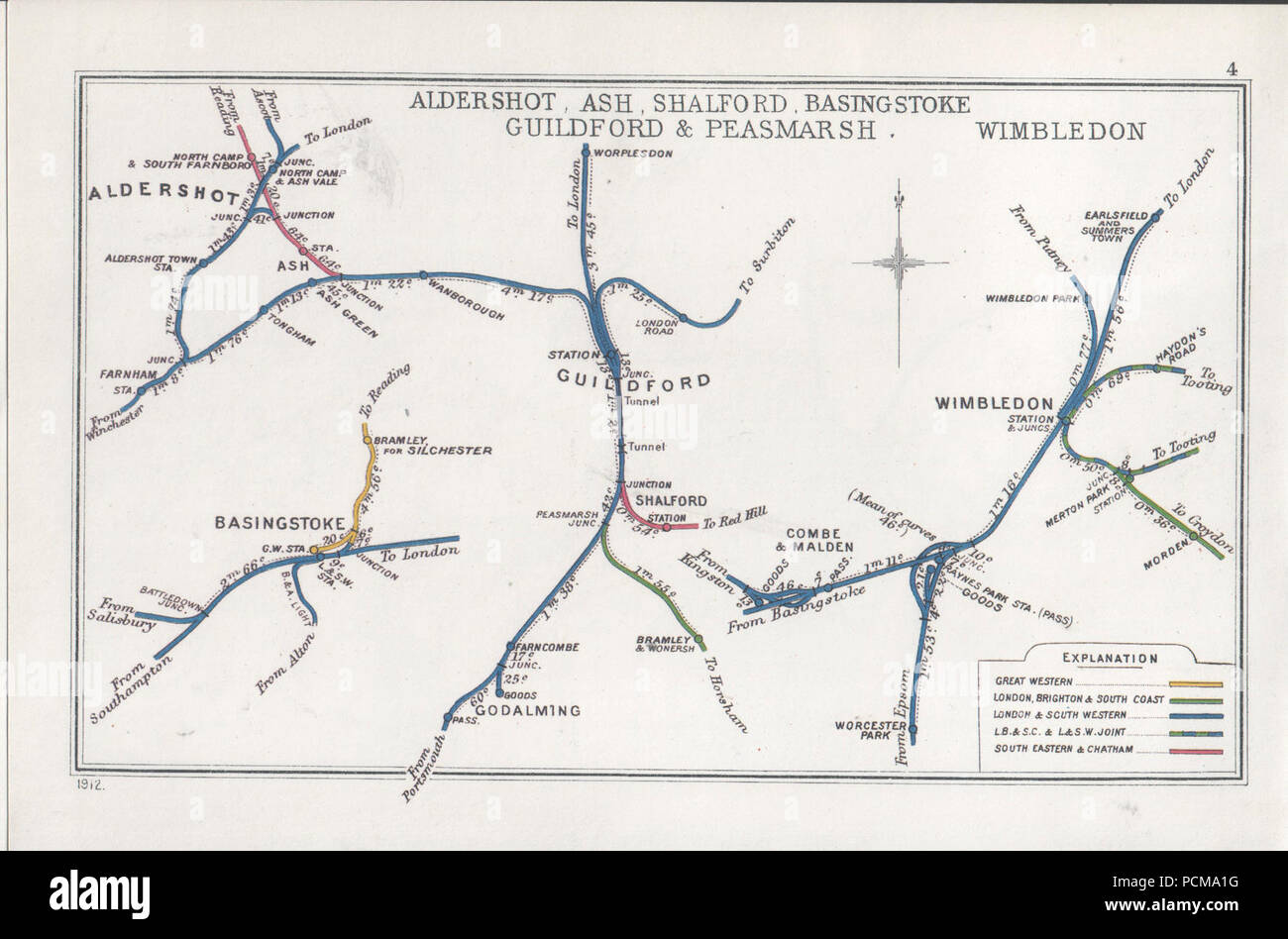 Aldershot, Ash, Shalford, Basingstoke, Guildford & Peasmarsh ...