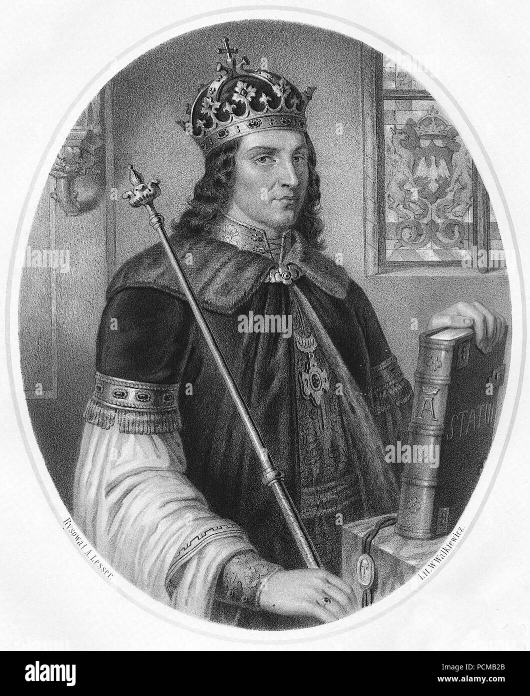 Aleksander Lesser, Aleksander Jagiellończyk Stock Photo - Alamy