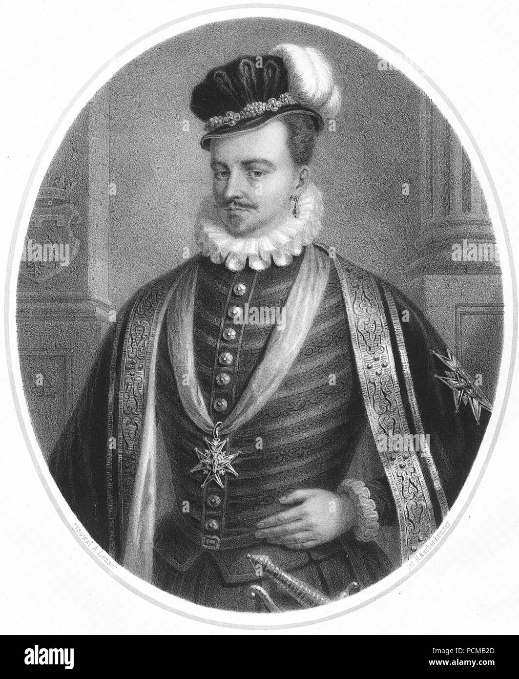 Aleksander Lesser, Henryk Walezy Stock Photo - Alamy