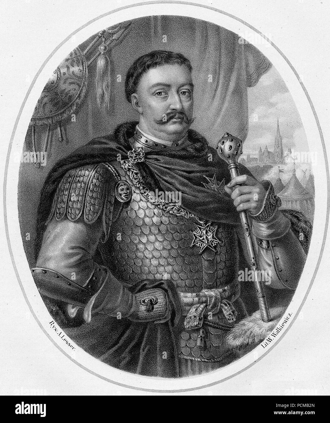 Aleksander Lesser, Jan Sobieski Stock Photo - Alamy