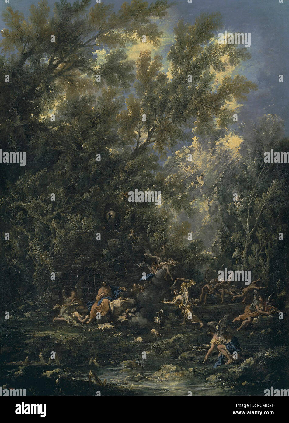 Christ served by angels hi-res stock photography and images - Alamy