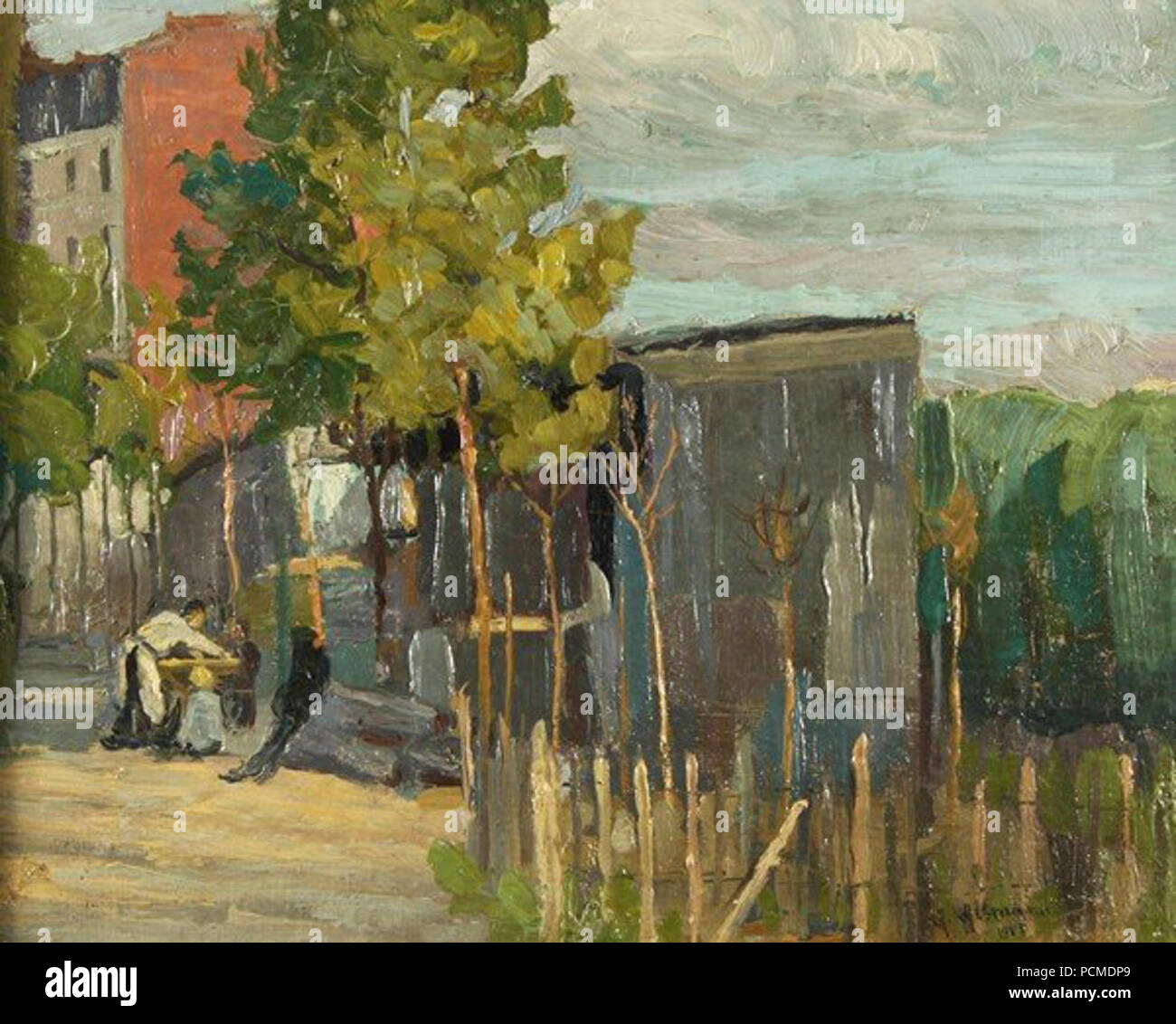 Alexander Altman Montmartre 1908 Stock Photo - Alamy