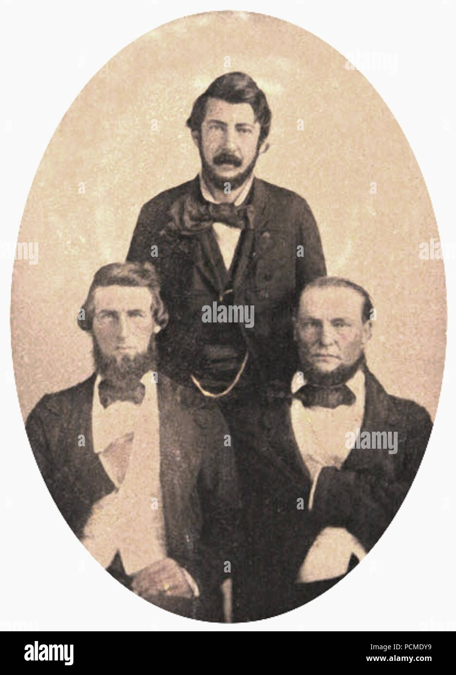 Alexander Cartwright ambrotype 1860 (cropped Stock Photo - Alamy