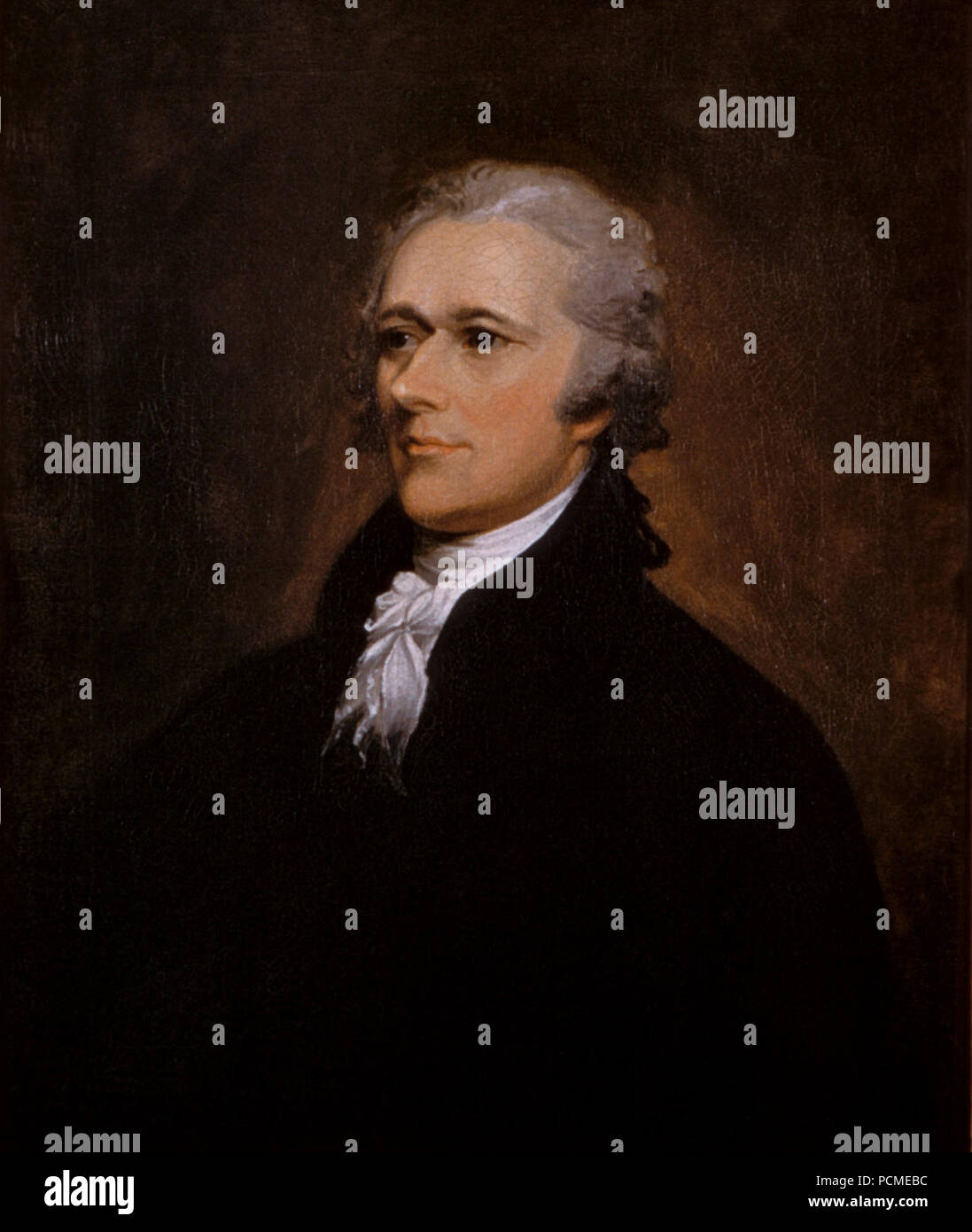 Alexander Hamilton portrait by John Trumbull 1806 Stock Photo - Alamy