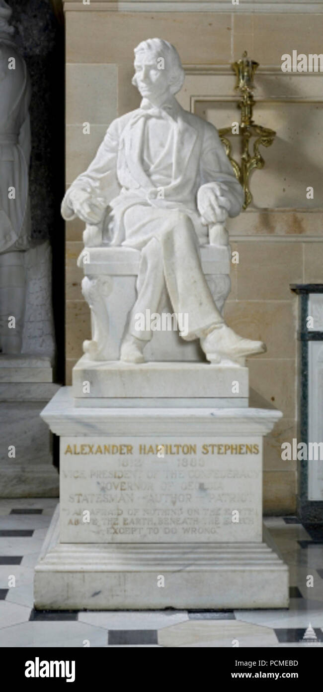 Alexander hamilton stephens hi-res stock photography and images - Alamy