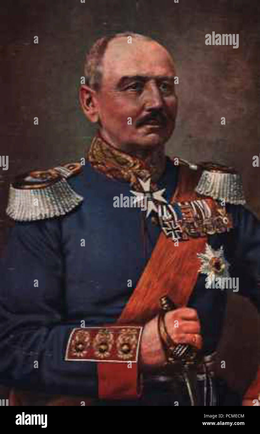 Alexander Heinrich Rudolph von Kluck (1846-1934 Stock Photo - Alamy