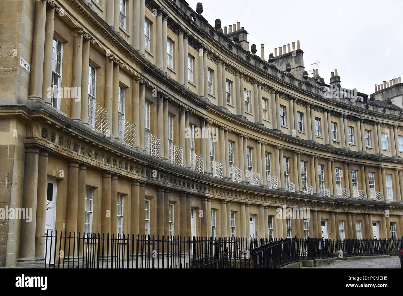 A view of Bath, Somerset, United Kingdom. Featuring the Roman Baths ...