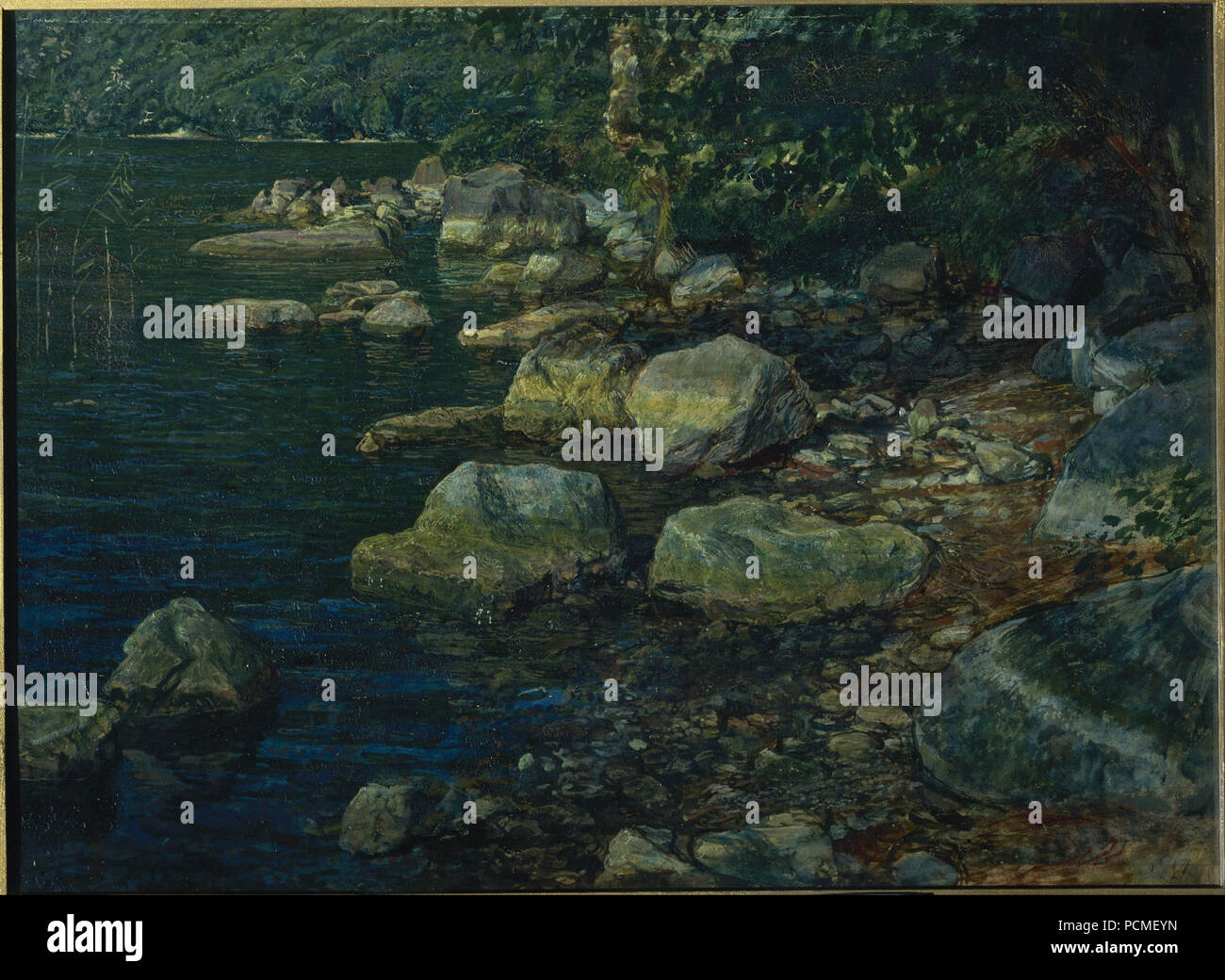 Alexander Ivanov - Water and Stones near Palazzuola Stock Photo - Alamy