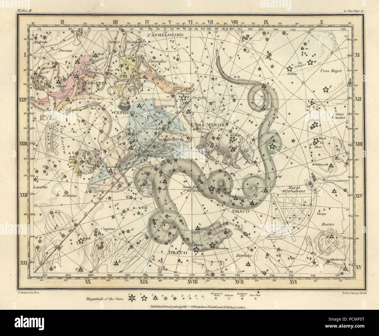 Alexander Jamieson Celestial Atlas-Plate 2 Stock Photo - Alamy