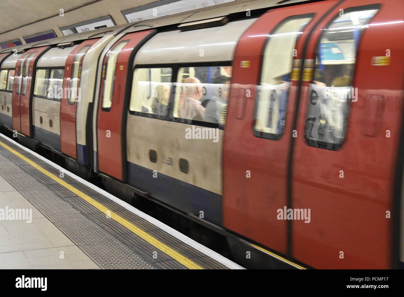 The London Underground Subway Transportation System, London, UK Stock ...