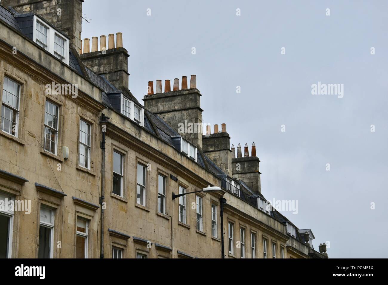 A view of Bath, Somerset, United Kingdom. Featuring the Roman Baths ...