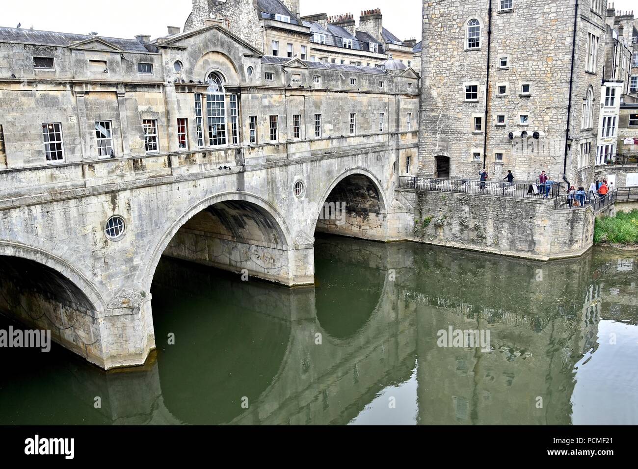A view of Bath, Somerset, United Kingdom. Featuring the Roman Baths ...