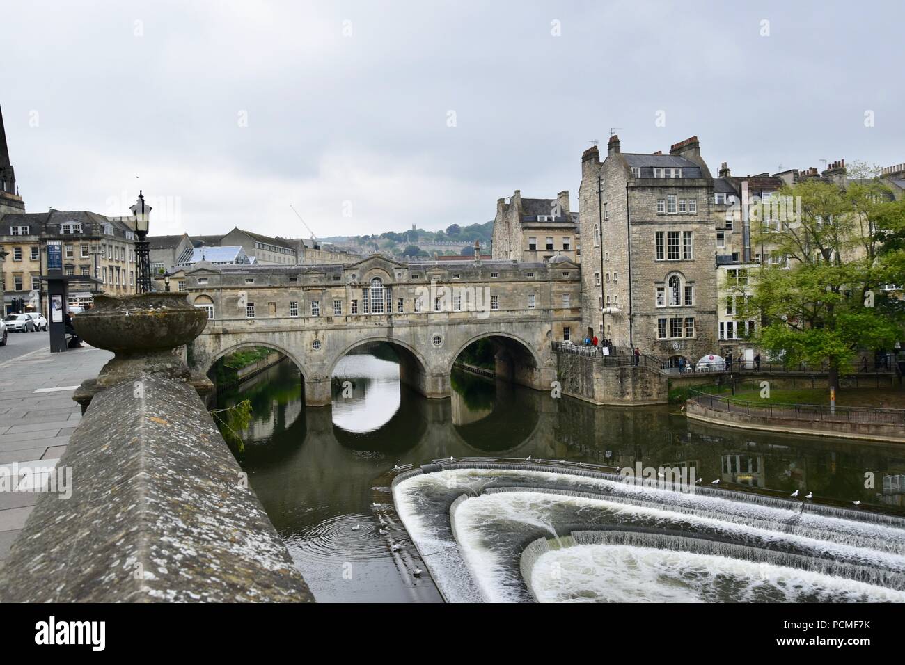 A view of Bath, Somerset, United Kingdom. Featuring the Roman Baths ...