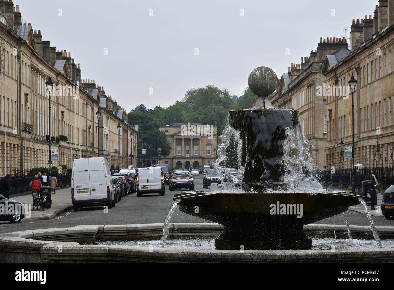 A view of Bath, Somerset, United Kingdom. Featuring the Roman Baths ...