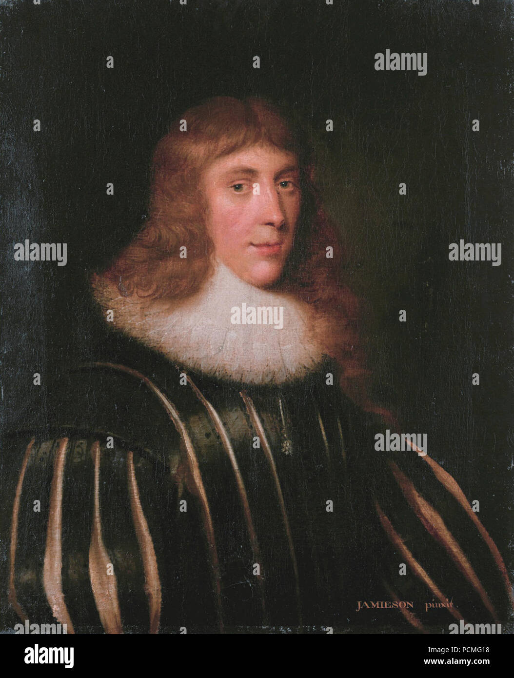Alexander, 1st Lord Forbes of Pitsligo, by George Jamesone Stock Photo ...