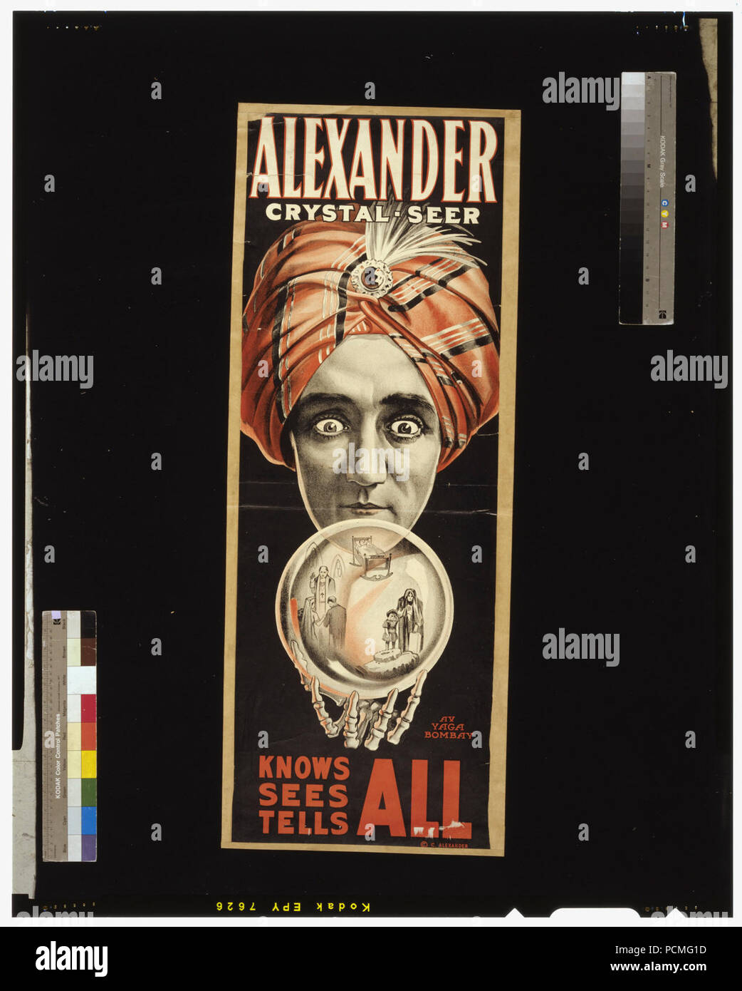 Alexander, crystal seer knows, sees, tells all Stock Photo - Alamy