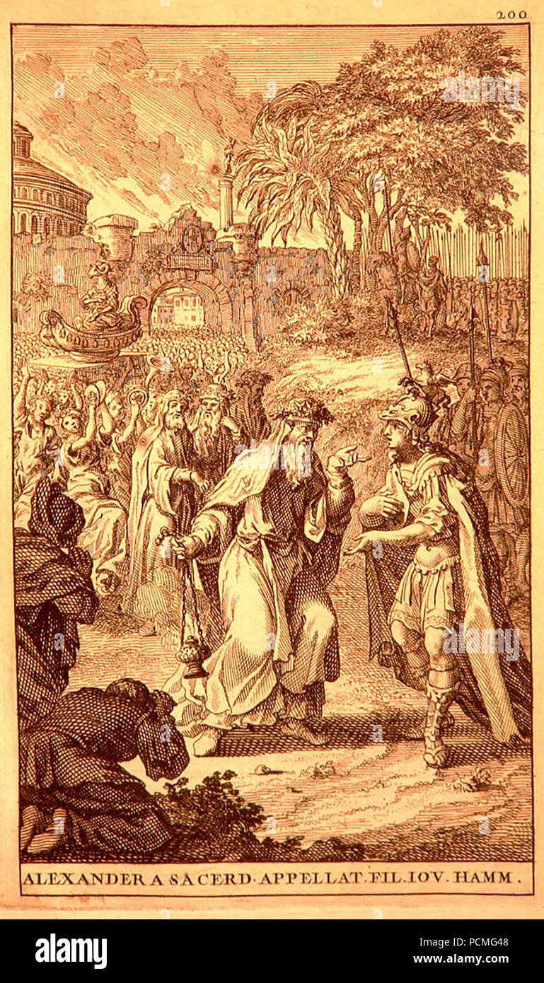 Alexander called the son of Jupiter-Ammon by the priest at the oracle ...